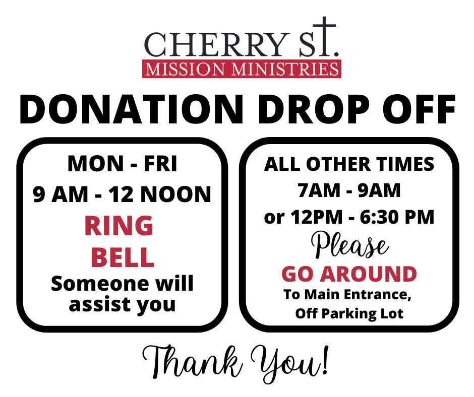 Cherry Street Mission Ministries on LinkedIn: We couldn't do it without ... Cherry Street Mission Ministries on LinkedIn: We couldn't do it without ...