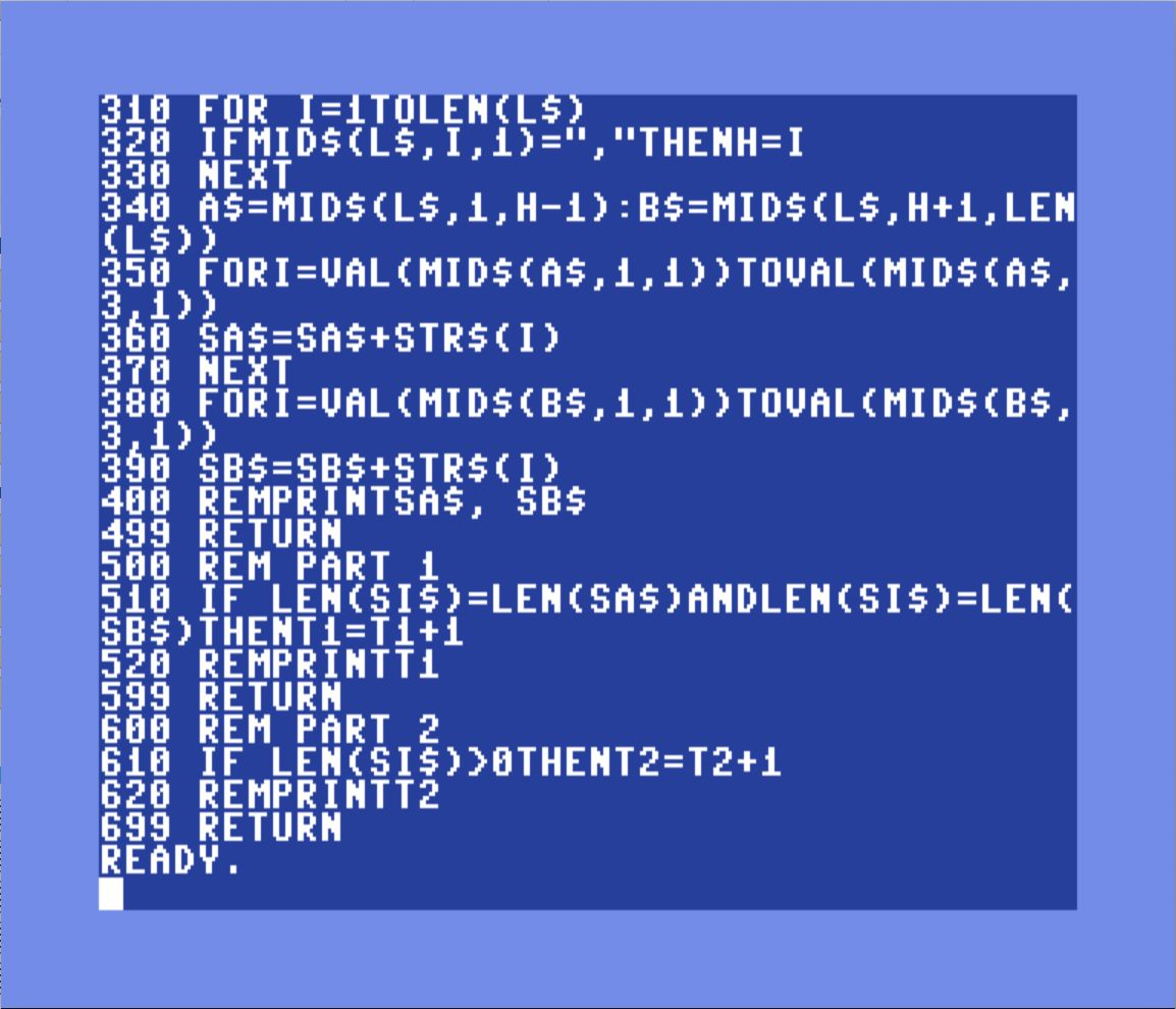 Michael Doornbos on LinkedIn: #AdventOfCode #commodore Michael Doornbos on LinkedIn: #AdventOfCode #commodore