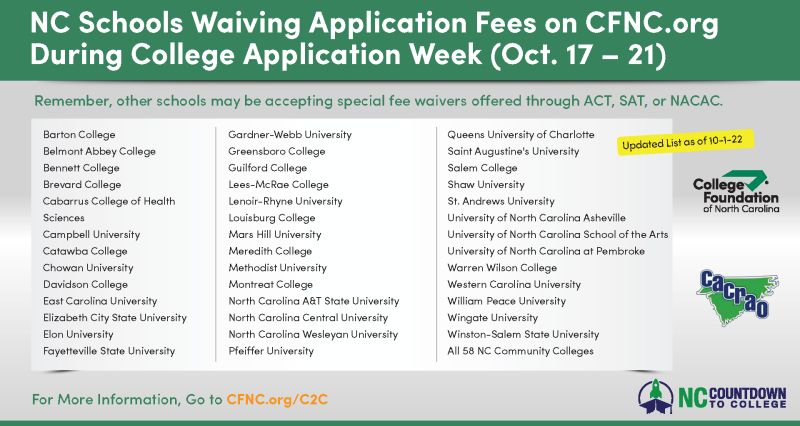 College Foundation of North Carolina (CFNC) on LinkedIn: #cfnc # ... College Foundation of North Carolina (CFNC) on LinkedIn: #cfnc # ...