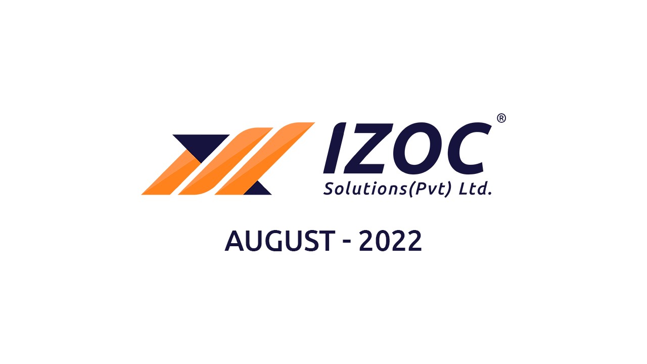 IZOC Solutions August 2022 IZOC Solutions August 2022