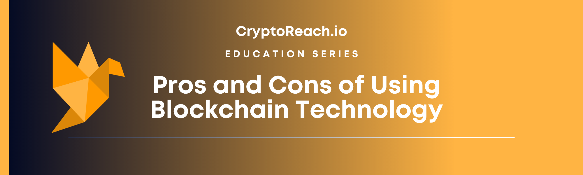 Pros and Cons of Using Blockchain Technology Pros and Cons of Using Blockchain Technology