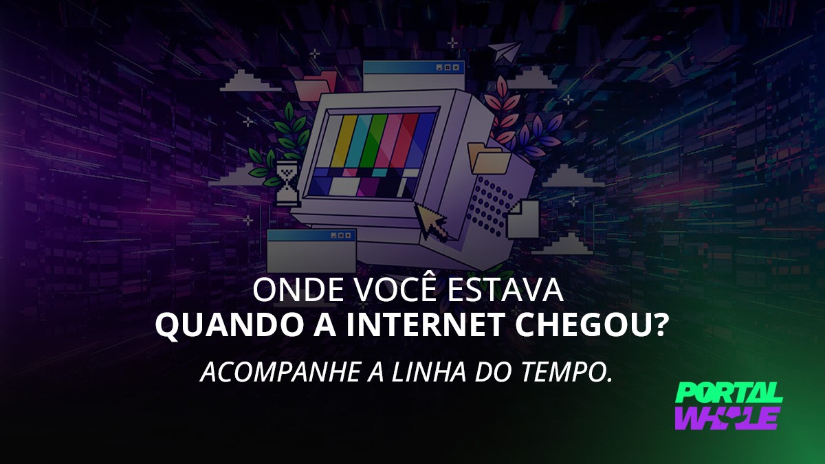 ONDE VOCÊ ESTAVA QUANDO A INTERNET CHEGOU? ACOMPANHE LINHA DO TEMPO ONDE VOCÊ ESTAVA QUANDO A INTERNET CHEGOU? ACOMPANHE LINHA DO TEMPO