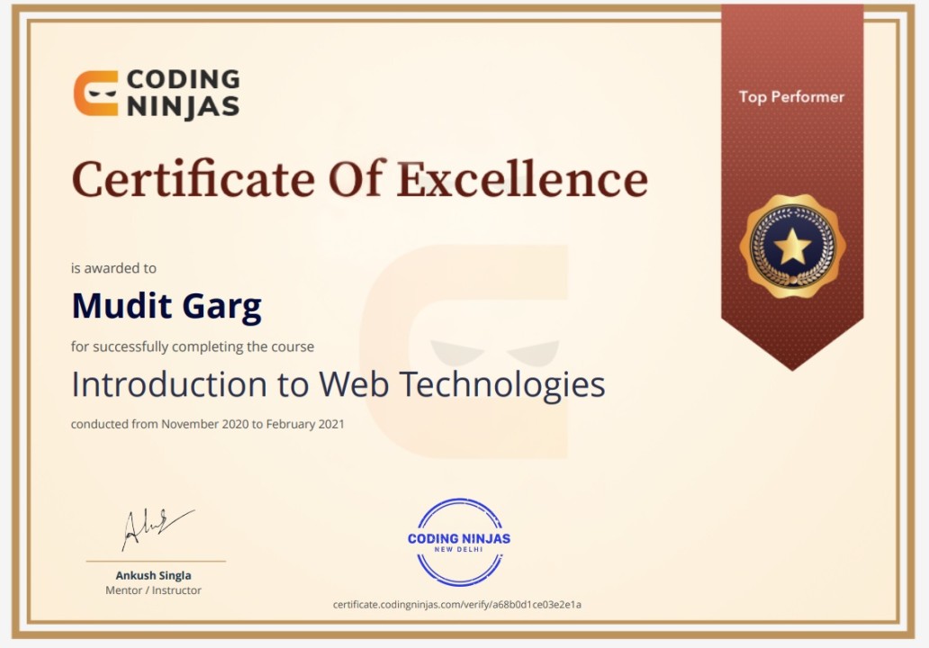 Certificate of Completion Certificate of Completion