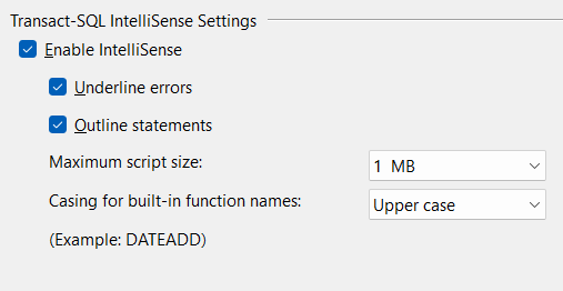 SQL Server Management Studio Intellisense performance SQL Server Management Studio Intellisense performance