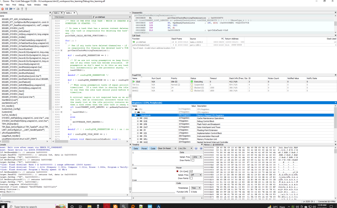 RTOS DEBUGGING IN REAL TIME USING OZONE AND SYSTEM VIEWER RTOS DEBUGGING IN REAL TIME USING OZONE AND SYSTEM VIEWER