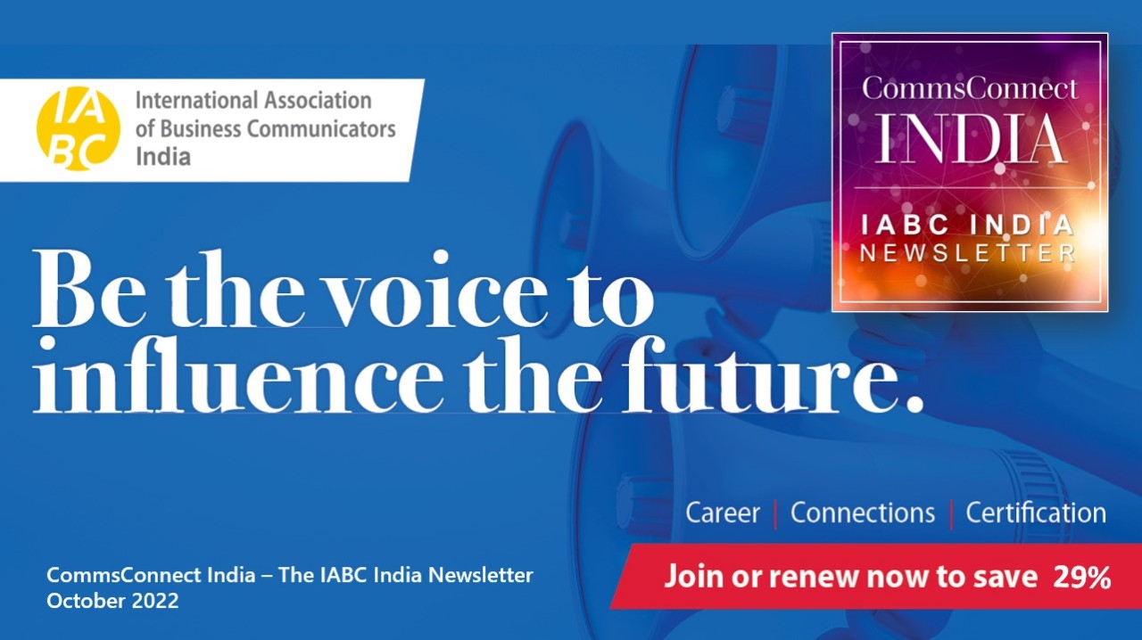 Why October is the Best Time to Join IABC! Why October is the Best Time to Join IABC!