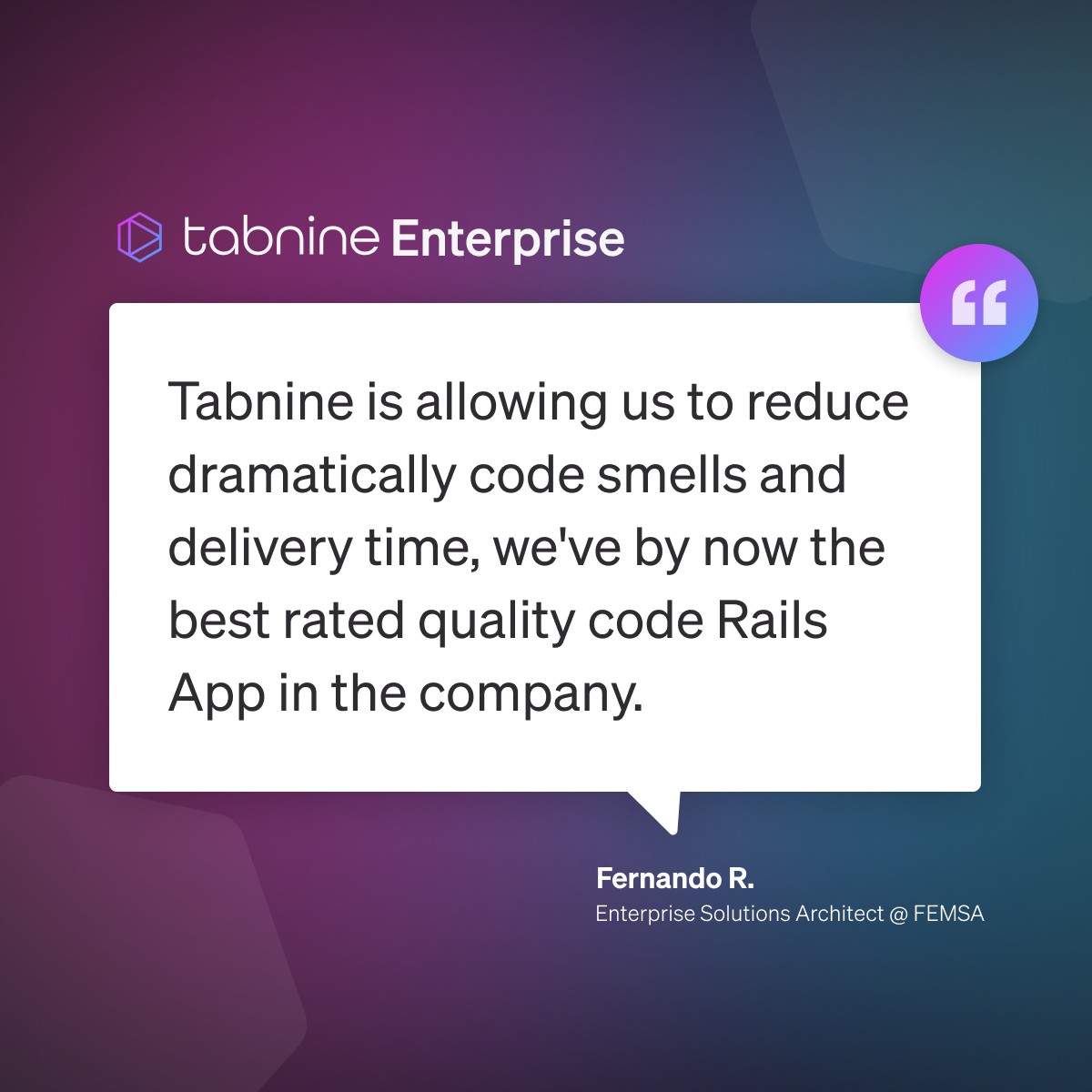 Tabnine on LinkedIn: Tabnine Enterprise Tabnine on LinkedIn: Tabnine Enterprise