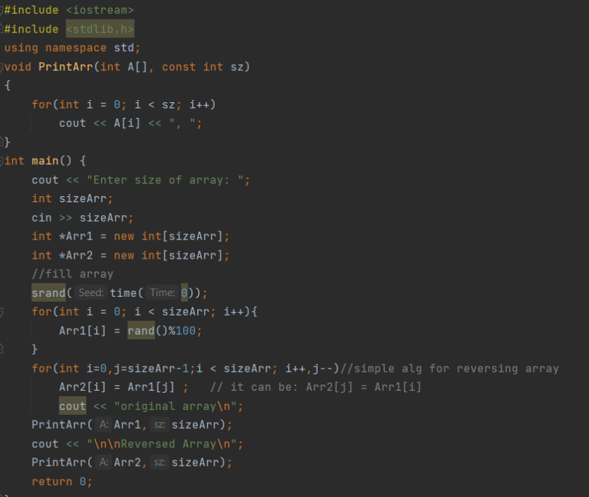 Optimal Simplest Reversing Array Optimal Simplest Reversing Array