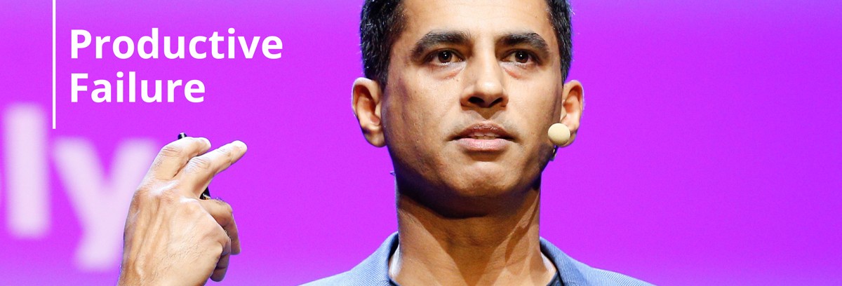 Productive Failure: Manu Kapur op OWD22 Productive Failure: Manu Kapur op OWD22
