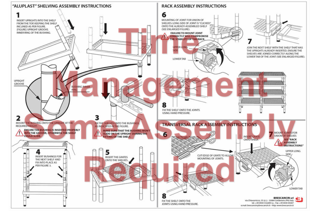 Time Management, Some Assembly Required Time Management, Some Assembly Required
