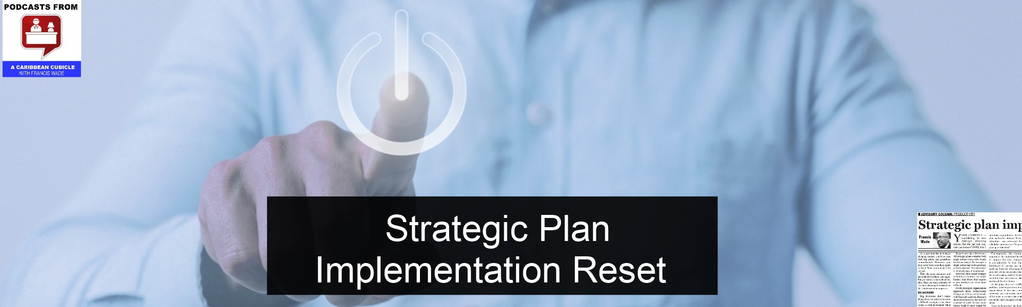 Strategic Plan Implementation Reset Strategic Plan Implementation Reset