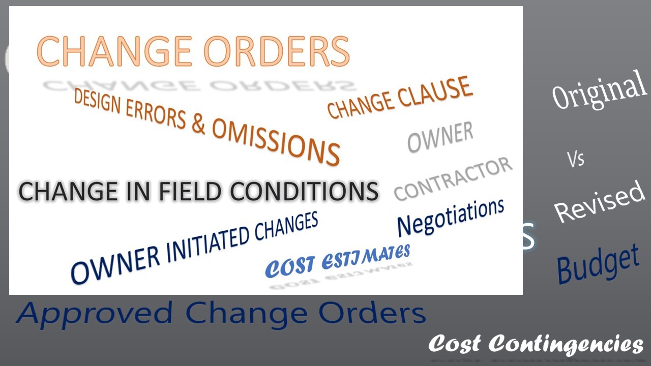 Managing Change Order Costs in Construction Projects: Owners can Stay ... Managing Change Order Costs in Construction Projects: Owners can Stay ...