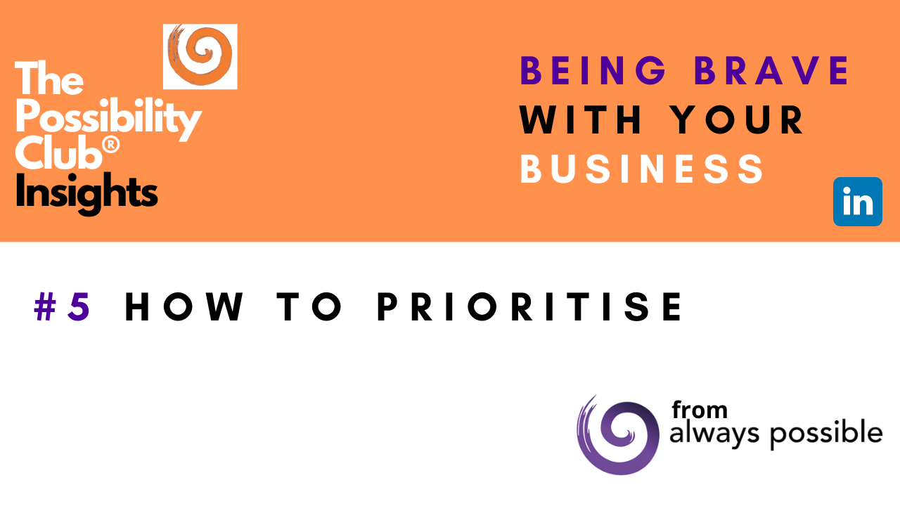 # 5: How To Prioritise # 5: How To Prioritise