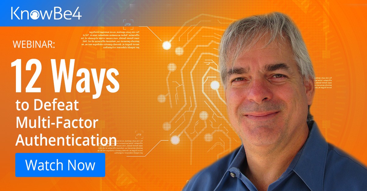 KnowBe4 on LinkedIn: Roger Grimes will show you 12 ways hackers can and ... KnowBe4 on LinkedIn: Roger Grimes will show you 12 ways hackers can and ...