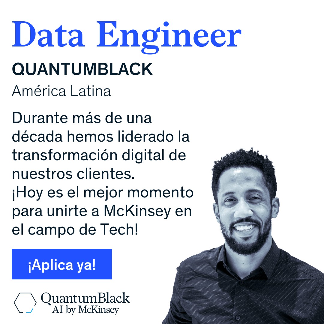McKinsey & Company on LinkedIn: Data Engineer - QuantumBlack | Careers McKinsey & Company on LinkedIn: Data Engineer - QuantumBlack | Careers