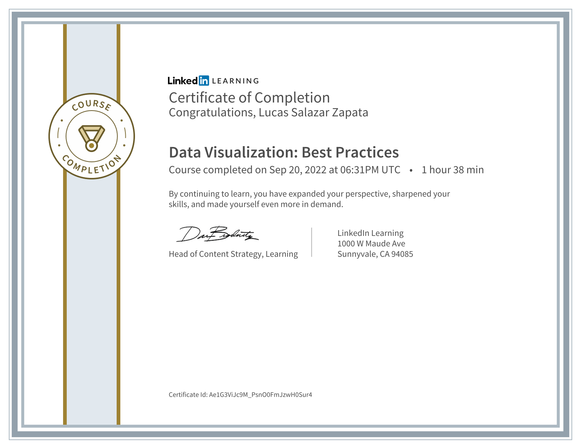 Lucas Salazar Zapata auf LinkedIn: Certificate of Completion Lucas Salazar Zapata auf LinkedIn: Certificate of Completion