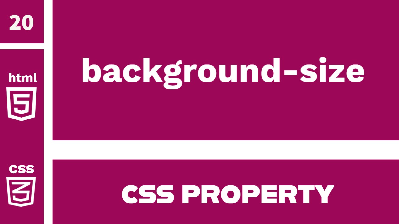 CSS Property : background-size explained CSS Property : background-size explained