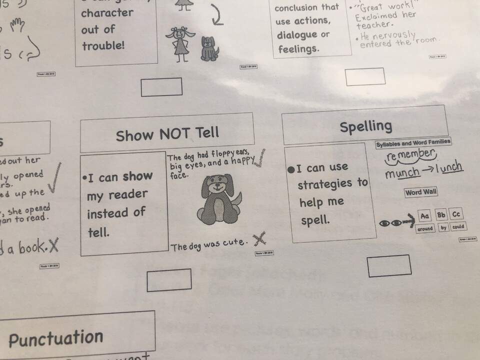 Show Don't Tell Show Don't Tell