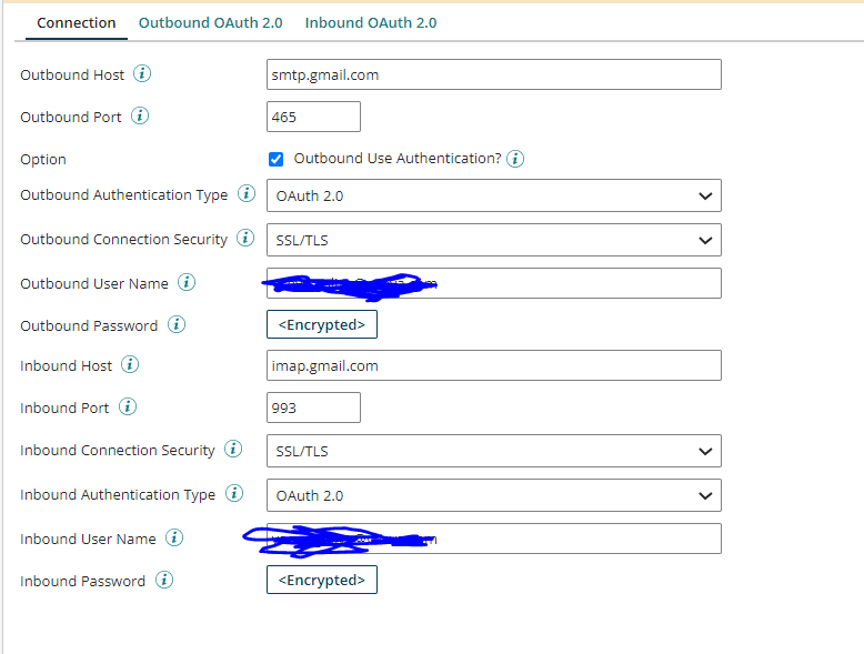 IMAP connection using OAuth2.0 Authentication: IMAP connection using OAuth2.0 Authentication: