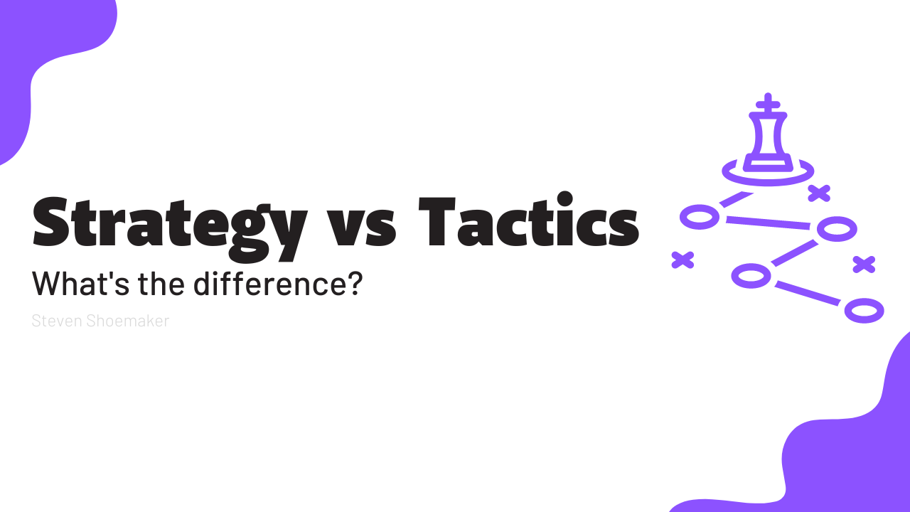 Strategy vs Tactics: What's the difference? Strategy vs Tactics: What's the difference?