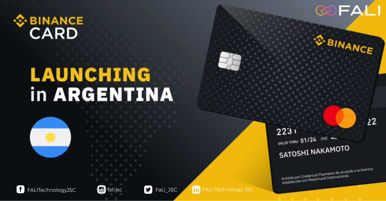 Binance partners with Mastercard to launch Bitcoin card in Argentina. Binance partners with Mastercard to launch Bitcoin card in Argentina.
