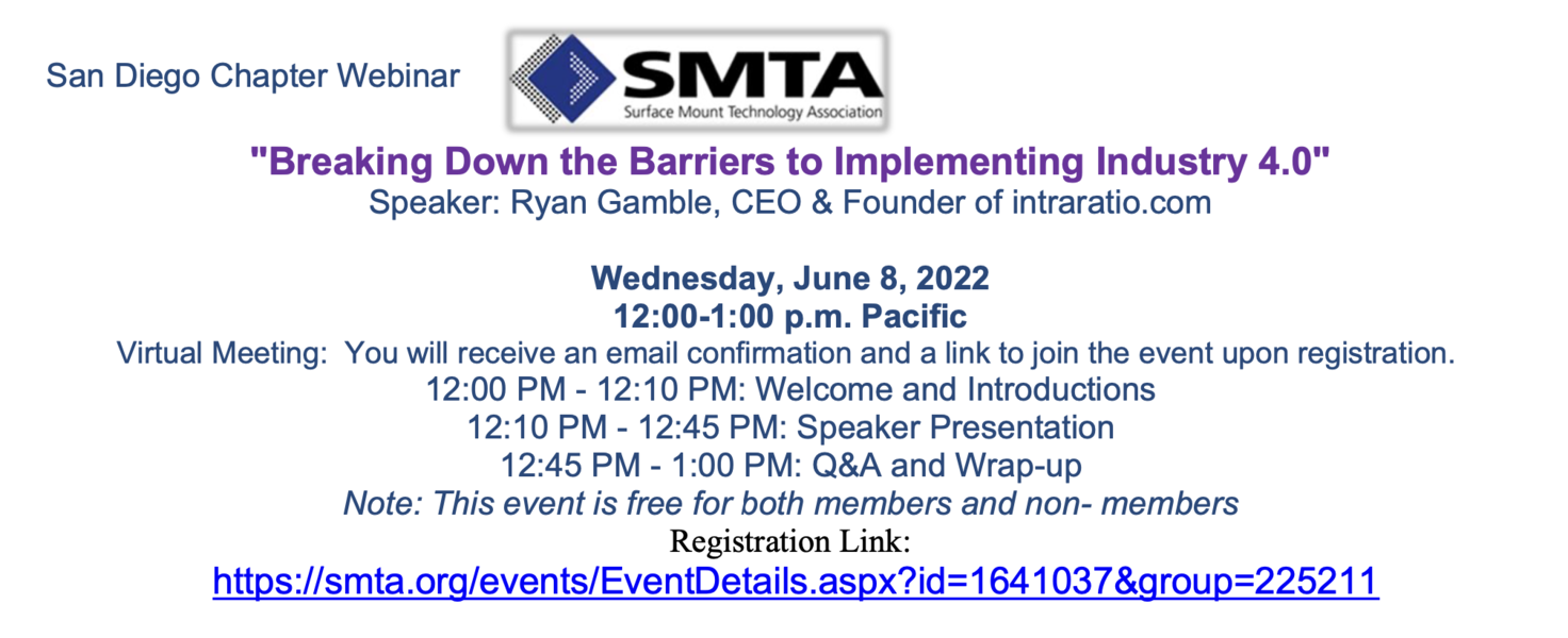 SMTA Webinar SMTA Webinar