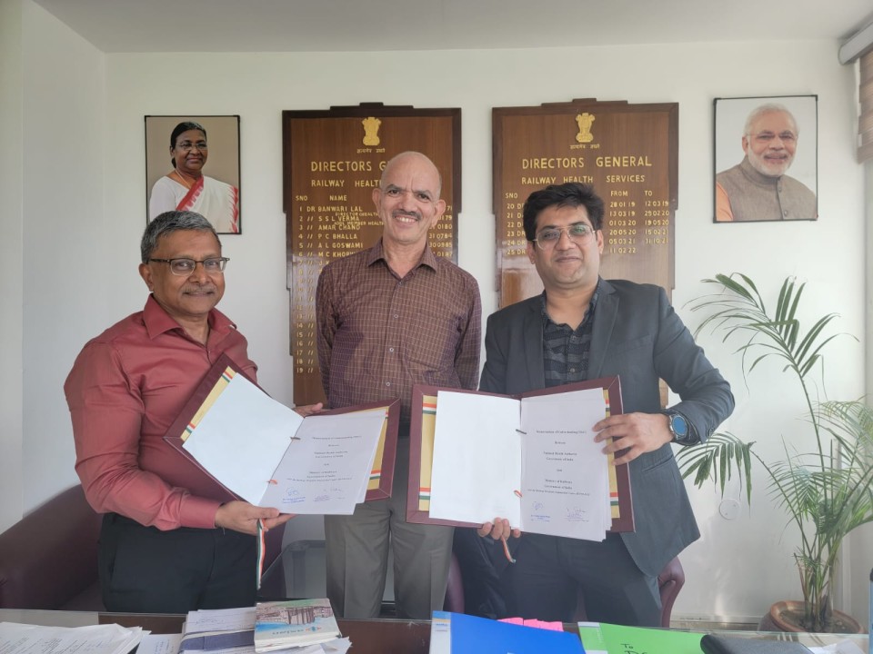 MoU signed between NHA and Indian Railways on 5th of Sep 2022 to give ... MoU signed between NHA and Indian Railways on 5th of Sep 2022 to give ...