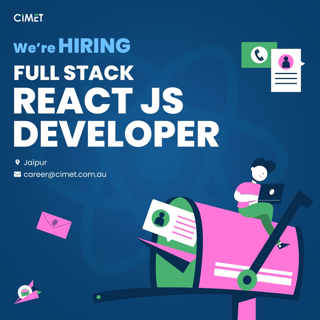 CIMET on LinkedIn: Full Stack React JS Developer CIMET on LinkedIn: Full Stack React JS Developer