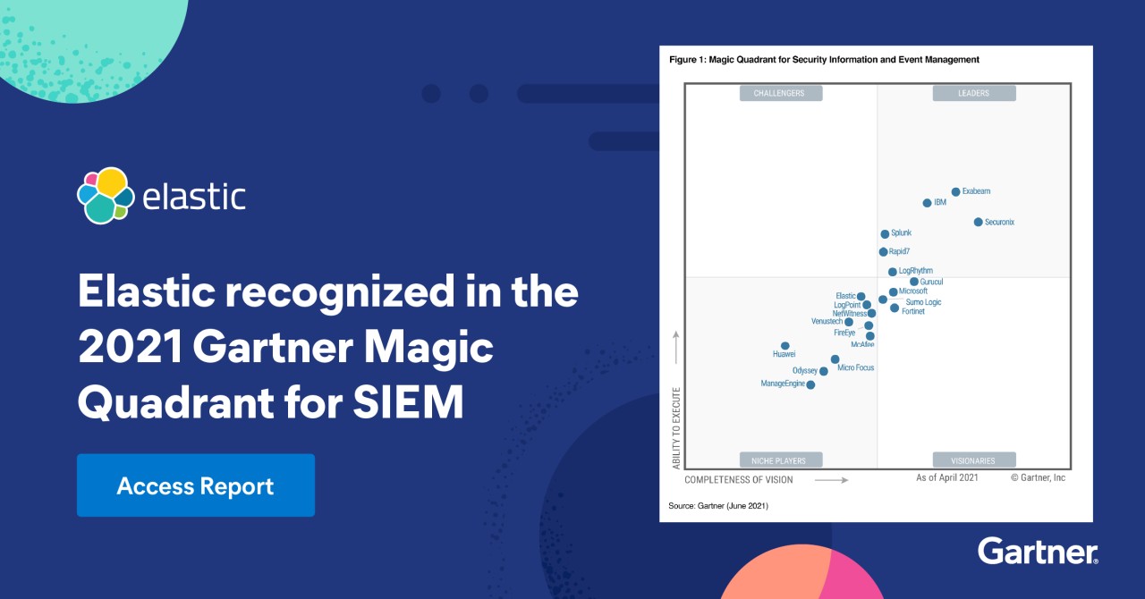 Elastic on LinkedIn: Elastic recognized in the 2021 Gartner Magic ... Elastic on LinkedIn: Elastic recognized in the 2021 Gartner Magic ...