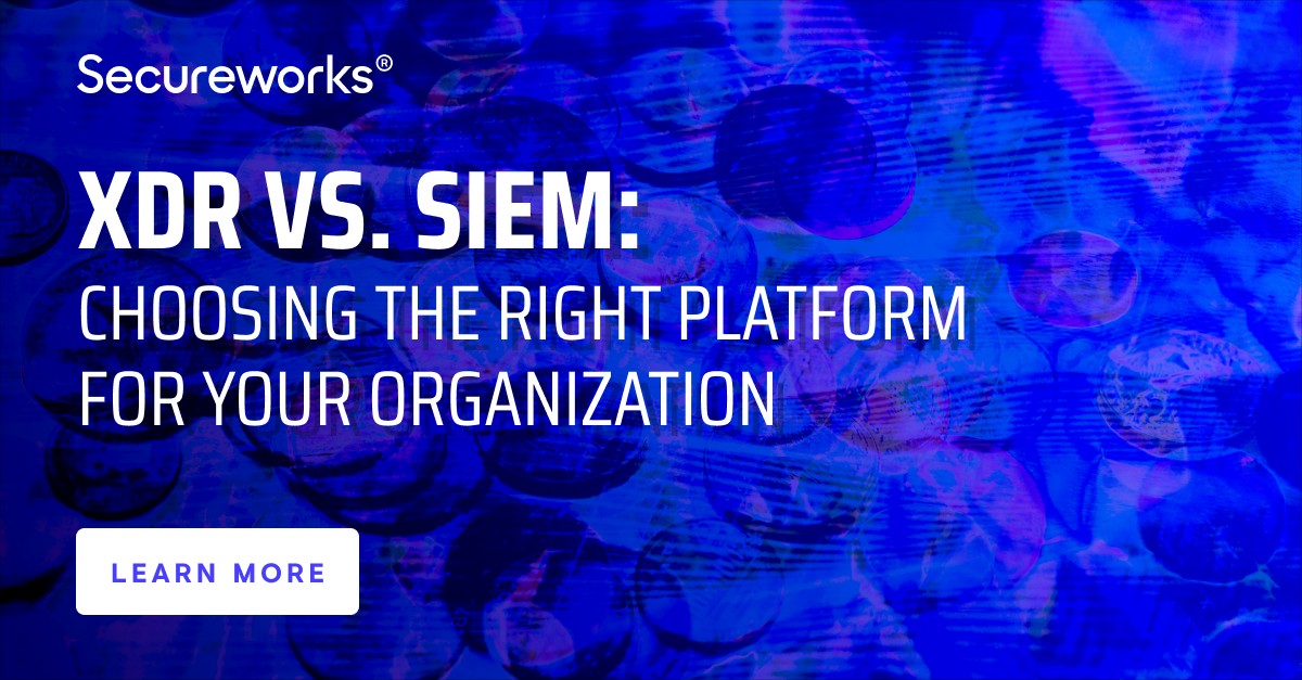 Secureworks on LinkedIn: XDR vs. SIEM: Choosing the Right Platform for ... Secureworks on LinkedIn: XDR vs. SIEM: Choosing the Right Platform for ...