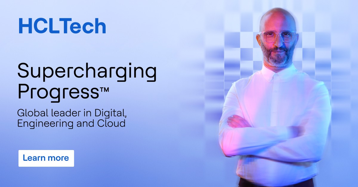 HCLTech on LinkedIn: HCLTech | Supercharging Progress HCLTech on LinkedIn: HCLTech | Supercharging Progress