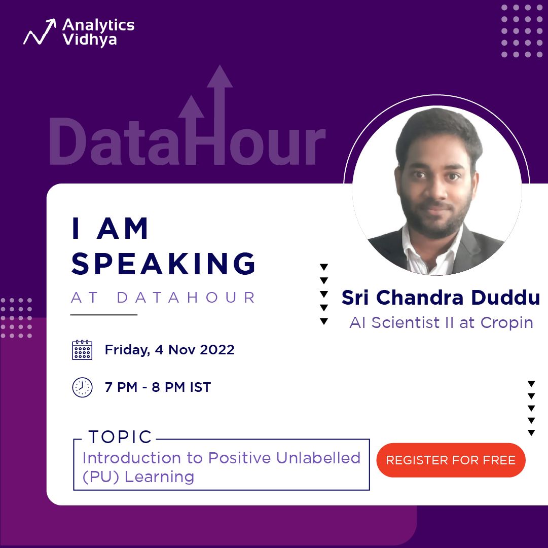 Sri Chandra Duddu on LinkedIn: #datascientist #datascience #learning Sri Chandra Duddu on LinkedIn: #datascientist #datascience #learning